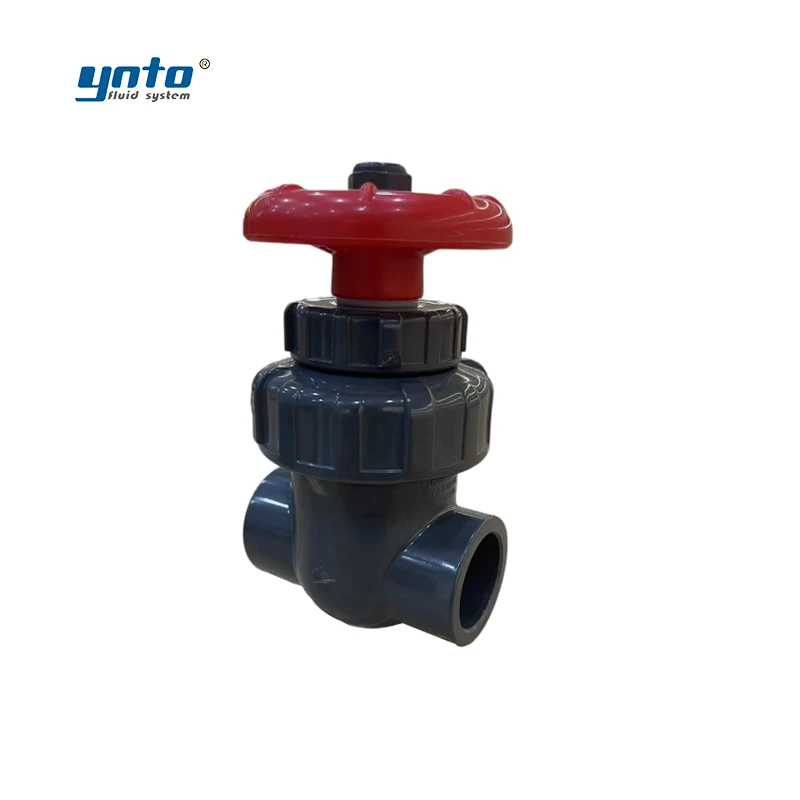 YNTO Industrial Adjustable UPVC PVC Gate Valves 1/2" 3/4" 1" 2" DN15 ...