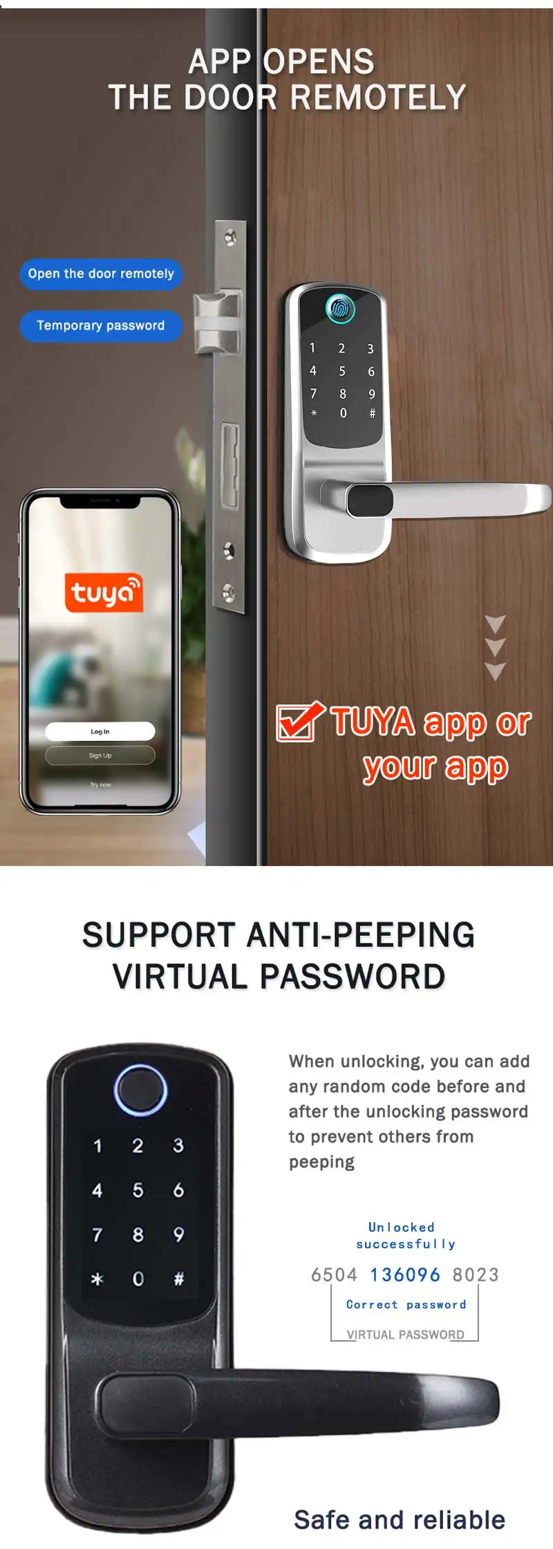 Bbdhome Temporary Password Unlocking Convenient Usb Door Lock ...