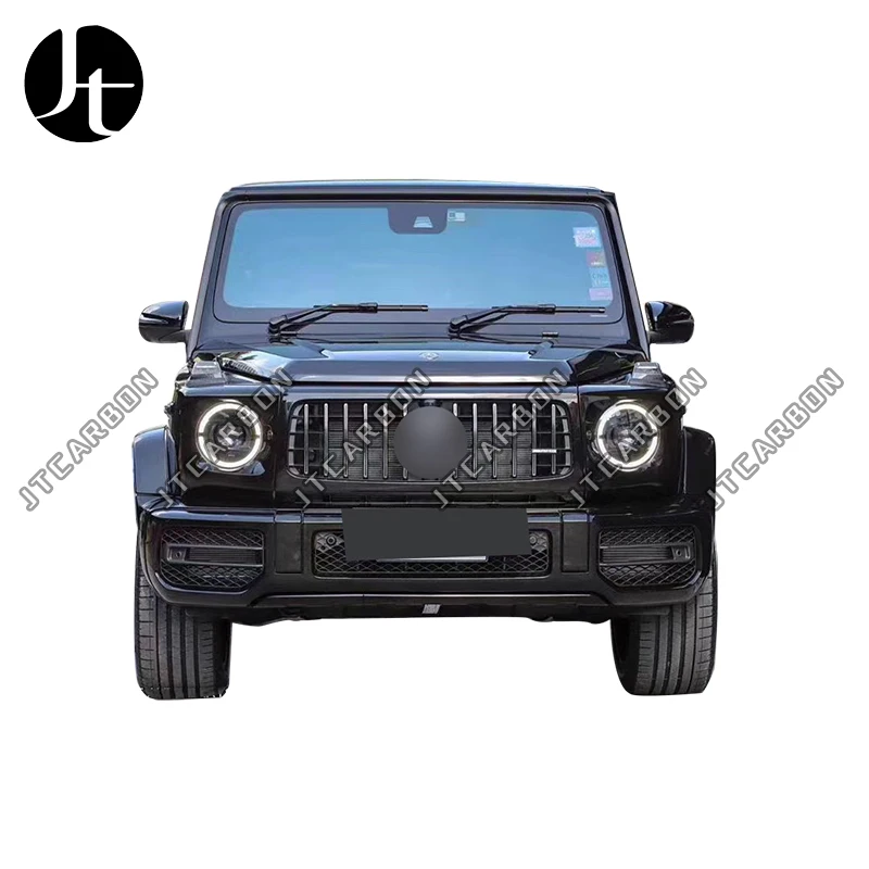 G CLASS W464 G63 Front Bumper Grille for g Wagon 2019y Body Kit G500 G550 G350 to G63 Headlight ...