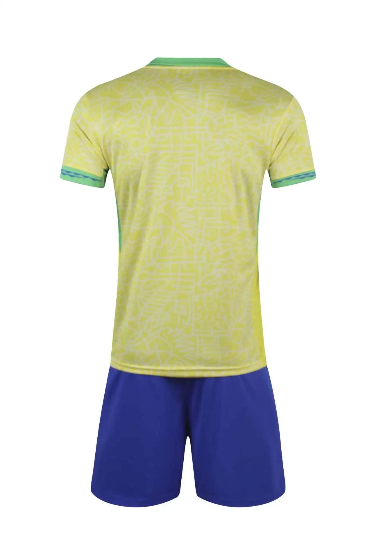 Custom Printed Sweatshirt Clothing Team Shirts Brazil Home Football ...