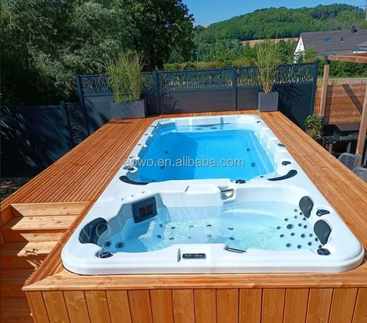 Pool Massage Whirlpool Bathtubs - AOWO Swim Spa