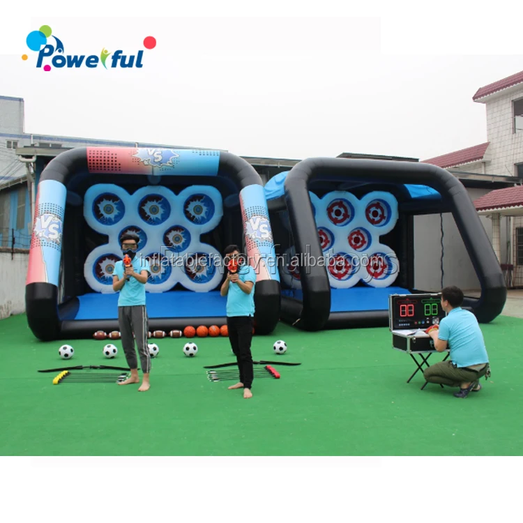 Inflatable IPS Shooting Arena Interactive Play System Shooting Gallery ...