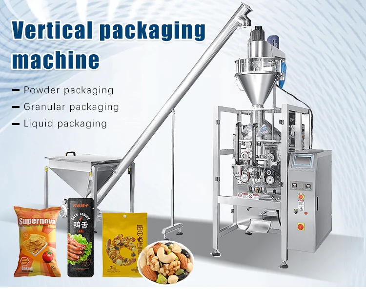 Vertical Automatic Puffed Corn Food Packing Machine For Pillow Bag ...
