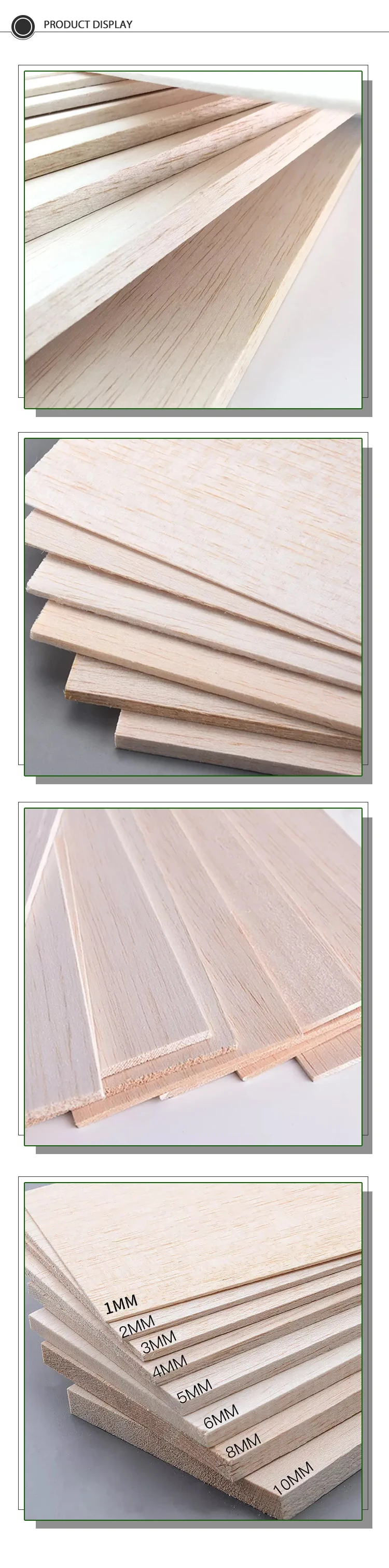Balsa Wood Panels & Sticks - Eco-Friendly Project Solutions