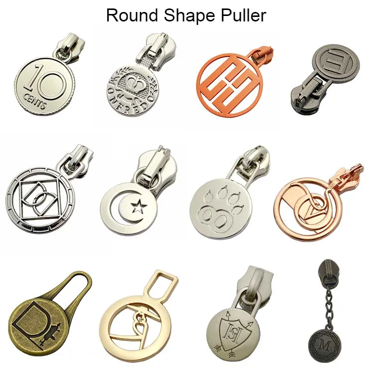 Custom Zipper Pulls Metal - Wholesale Personal Shape Logo