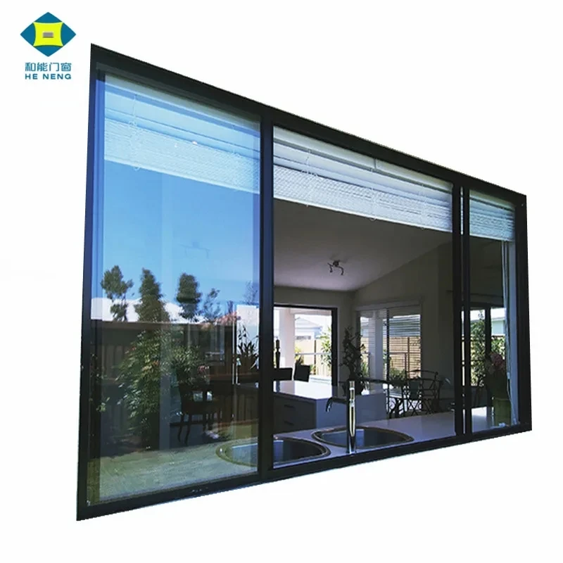 Brown Bronze Aluminum Glass Sliding Windows With Grill - Modern Design ...