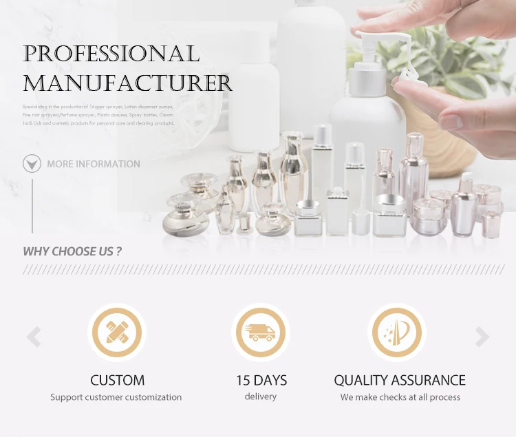 Custom Plastic Pressing Vacuum Cream Split Bottle Jar