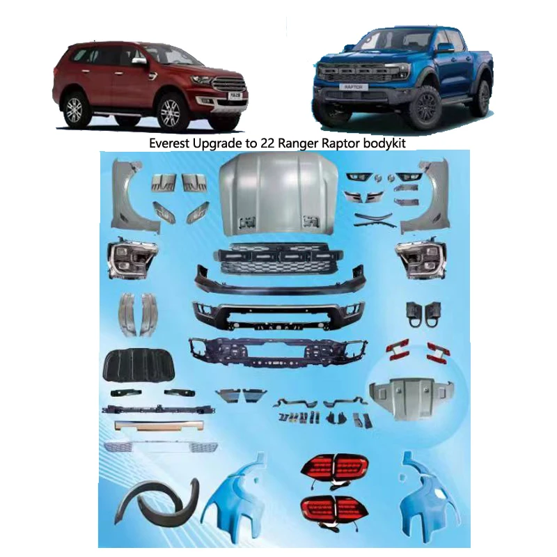 Body Kits for Everest Upgrade to 2022 Ranger Raptor Facelife Body Kit ...