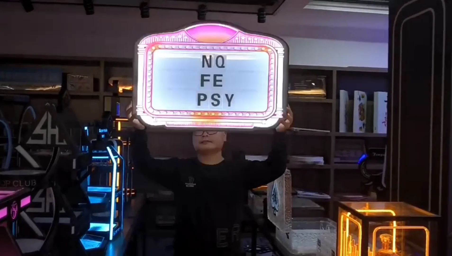 Customized Led Message Board Night Club Luminous Marquee Message Box ...