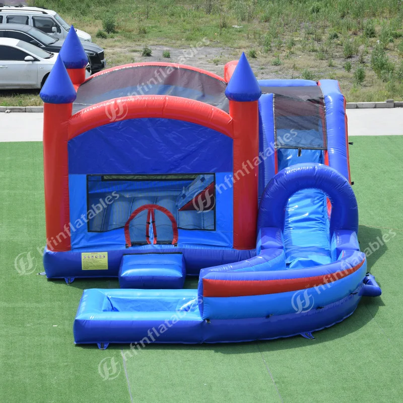 Small Commercial Carrying Bag Kids Bouncers Inflatable Pvc Pastel ...