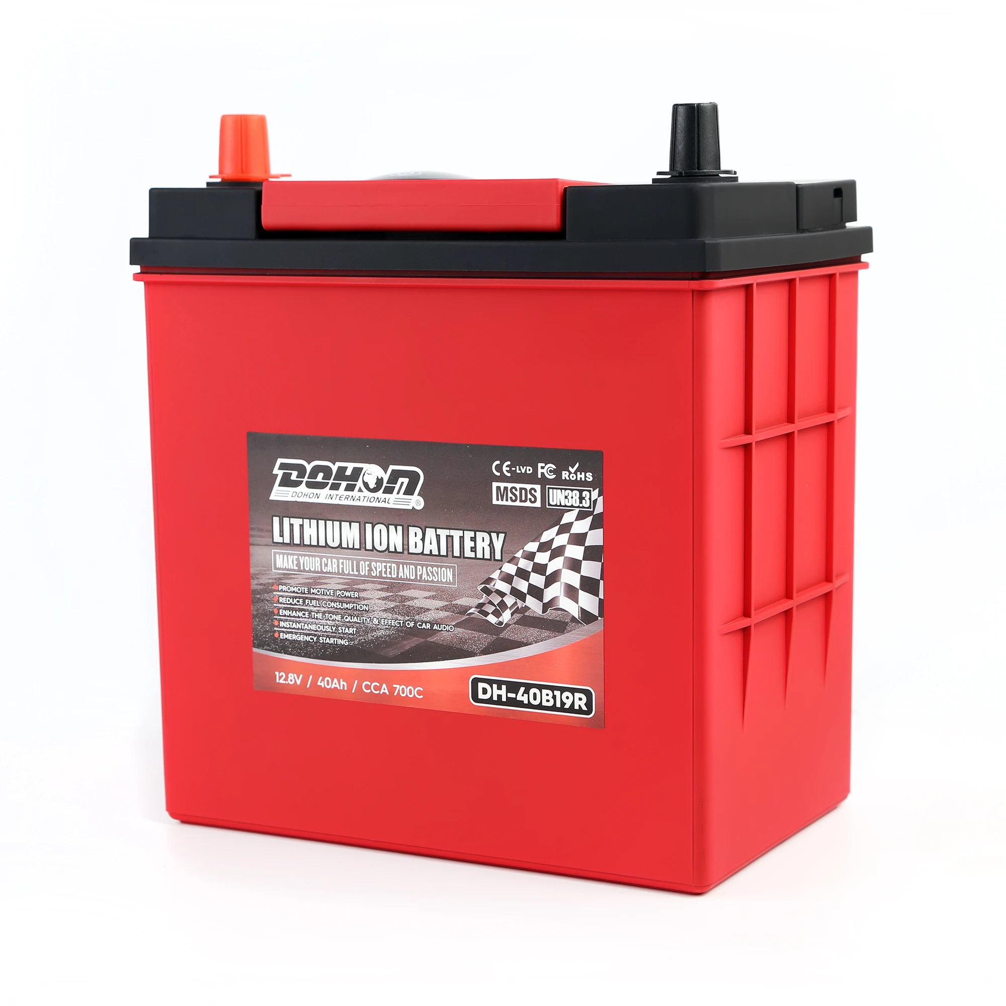 Lifepo4 Battery 12v 40B19R 40AH 700CCA - Reliable Power