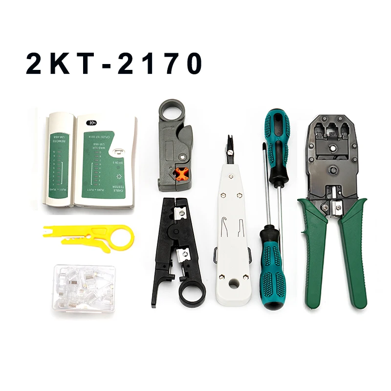 12 In 1 Ethernet Cat5 Cat5e Lan Cable Dit Kit Rj45 Rj11 Rj12 Hand ...