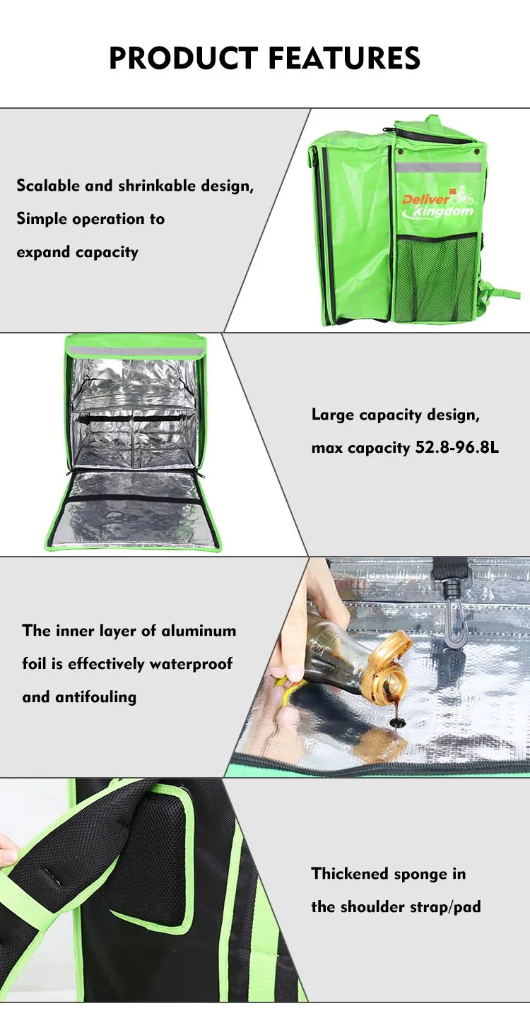 Limited Time Promotion High Quality Expandable Waterproof Backpack Food ...