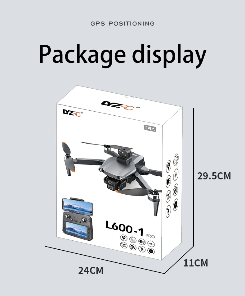 HOSHI L600-1 Pro Drone - 4K HD, Obstacle Avoidance, Foldable