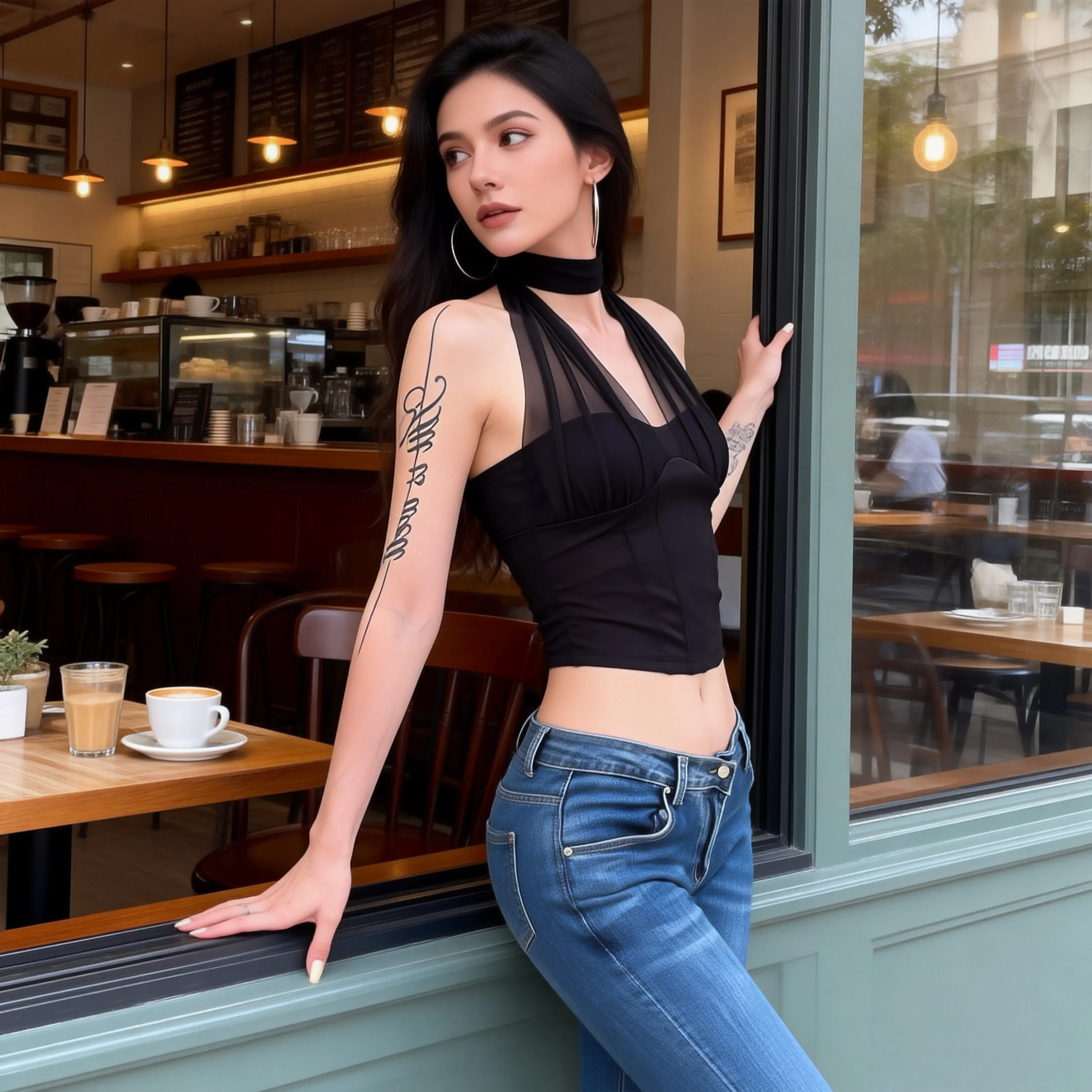 Summer New Women's Solid Color Sexy Halter Neck Faux Boning Crop Cami ...