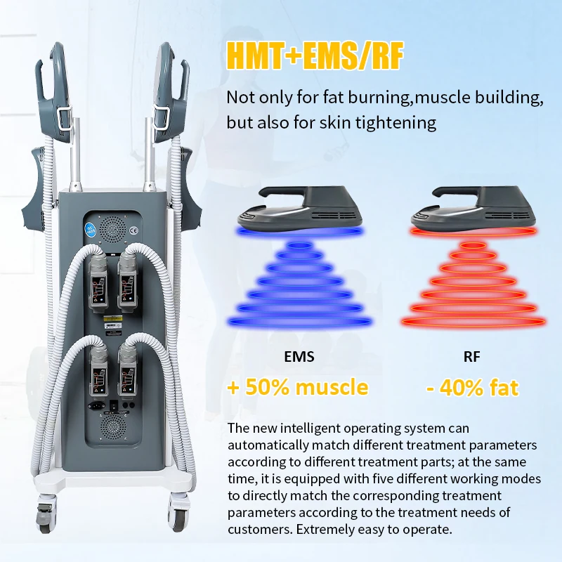 Portable Non Invasive Tesla Ems Rf Sculpt Emslim Neo Muscle Stimulator ...