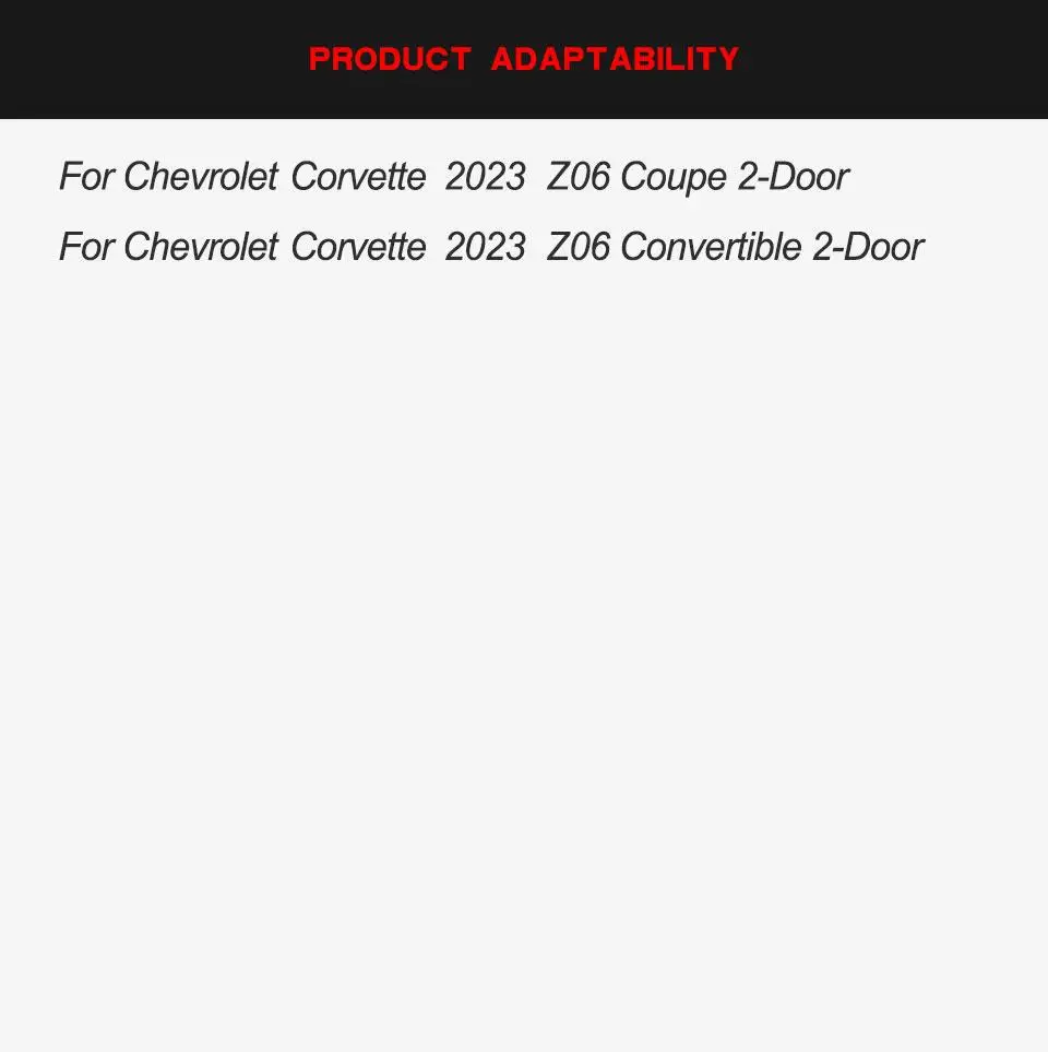 Carbon Fiber Hood For Chevrolet Corvette C8 Z06 2022-2023 | Custom Oem