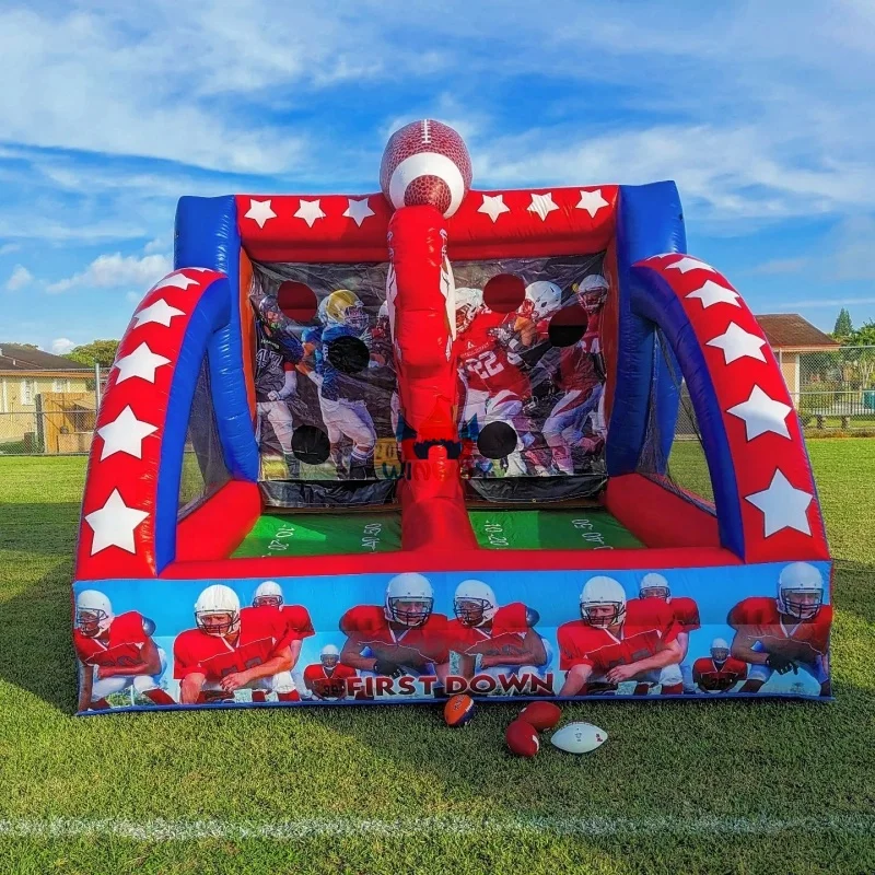 Interactive Carnival Sport Games Inflatable Shooting Stars Basketball ...