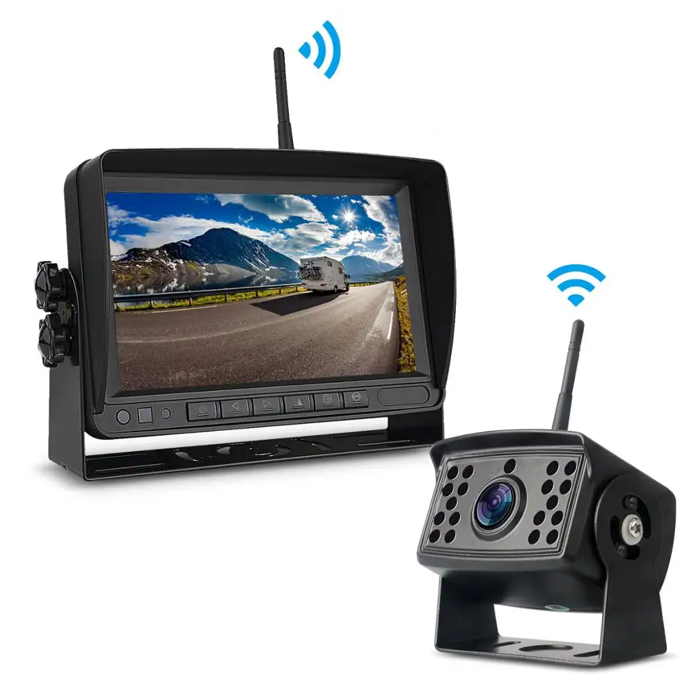 Truck Reversing Aid Digital Wireless Dash Cam Rear View Cameras System ...