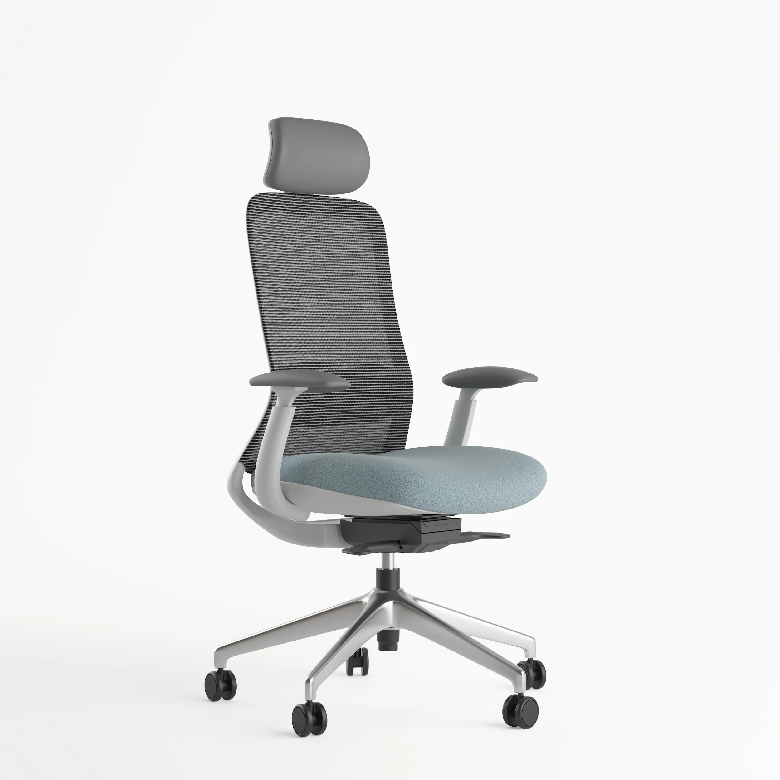 Managerial Office Chair Adjustable Height High Back Mesh Home High ...