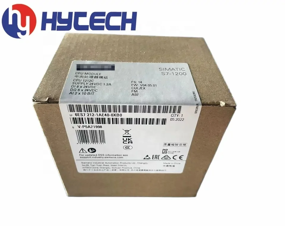 Siemens Plc Controller S7 1200 Simatic S7-1200 Compact Cpu 1212c Dc/dc ...