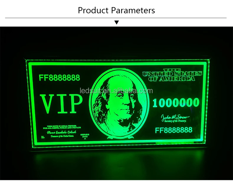 Luminous Rechargeable Message Board LED Transparent Acrylic Words ...