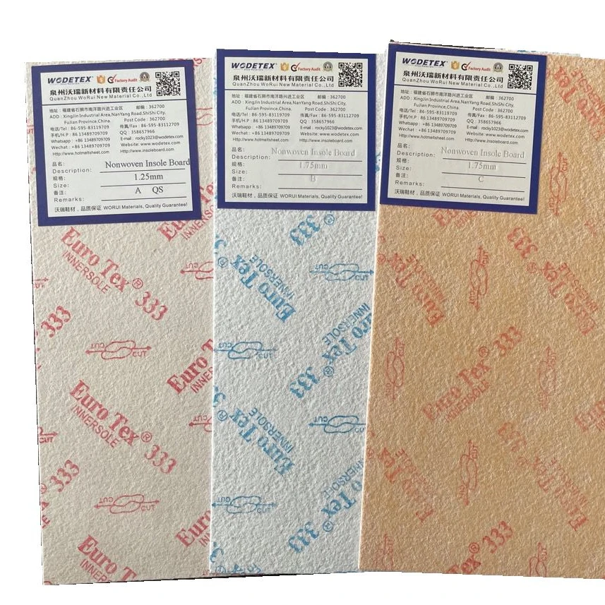 Nonwoven Chemical Insole Board - Ideal for Comfort & Support