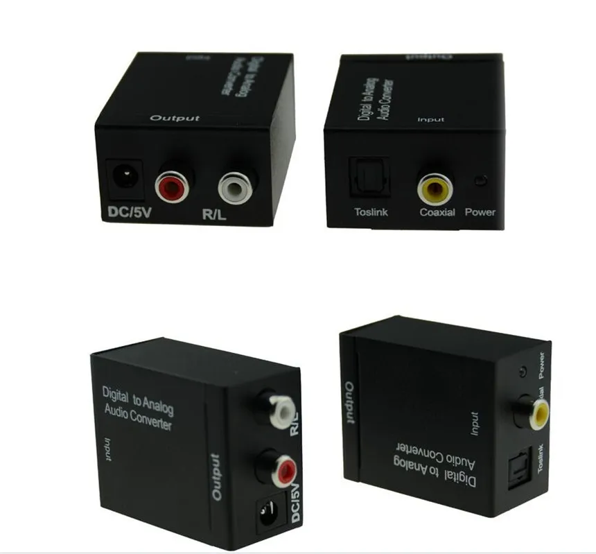 3.5mm Jack Optical Coaxial Digital to Analog Audio Converter