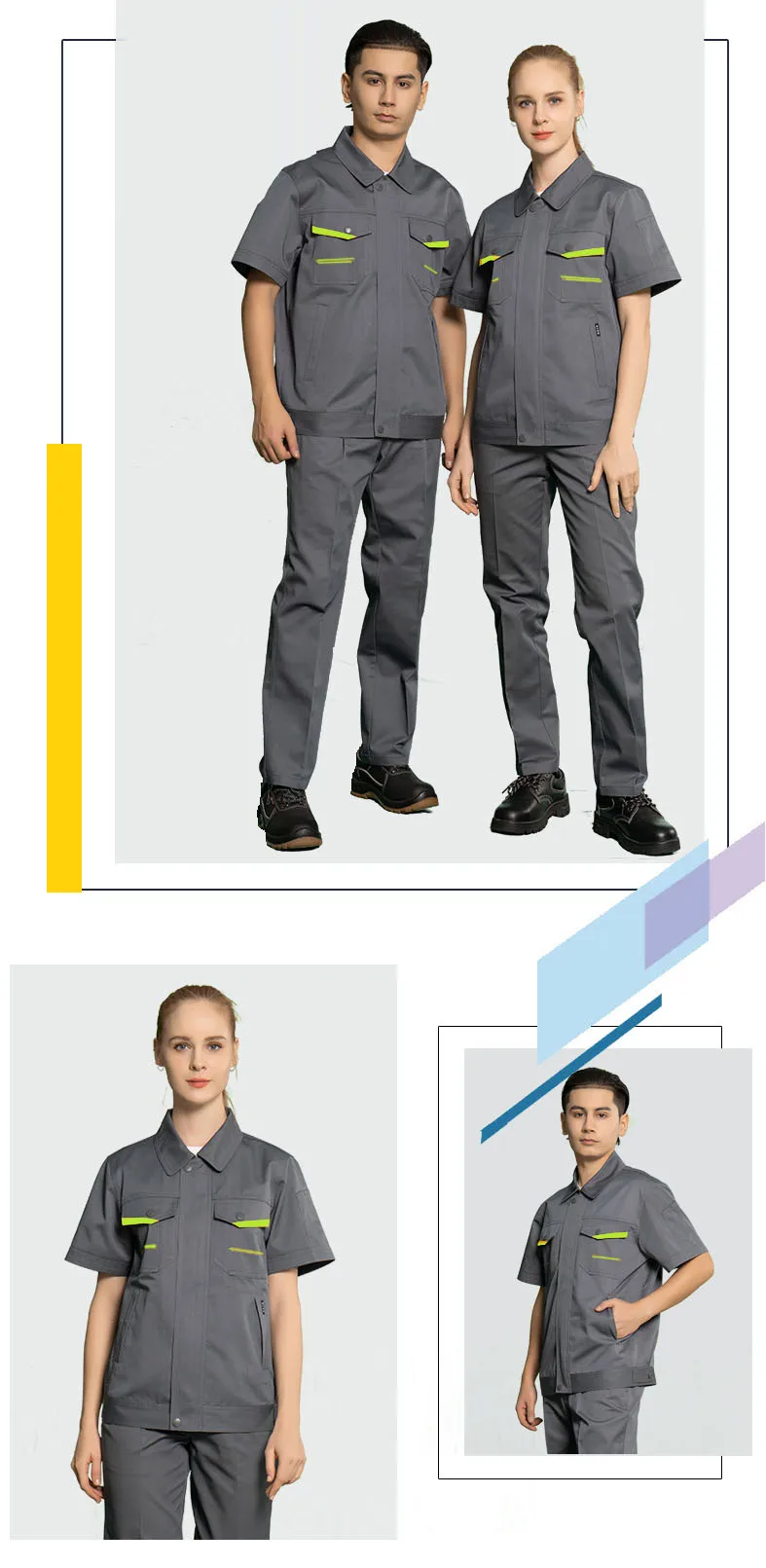 Custom China 100% Polyester Work Uniforms - Durable & Safe