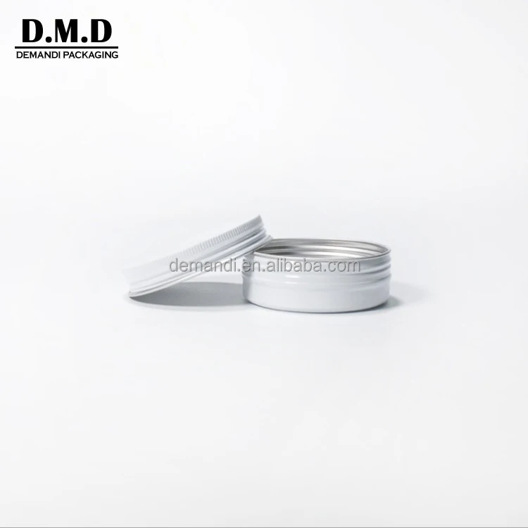 30 Grams Bottle - White Aluminum Jar for Cosmetic Packaging
