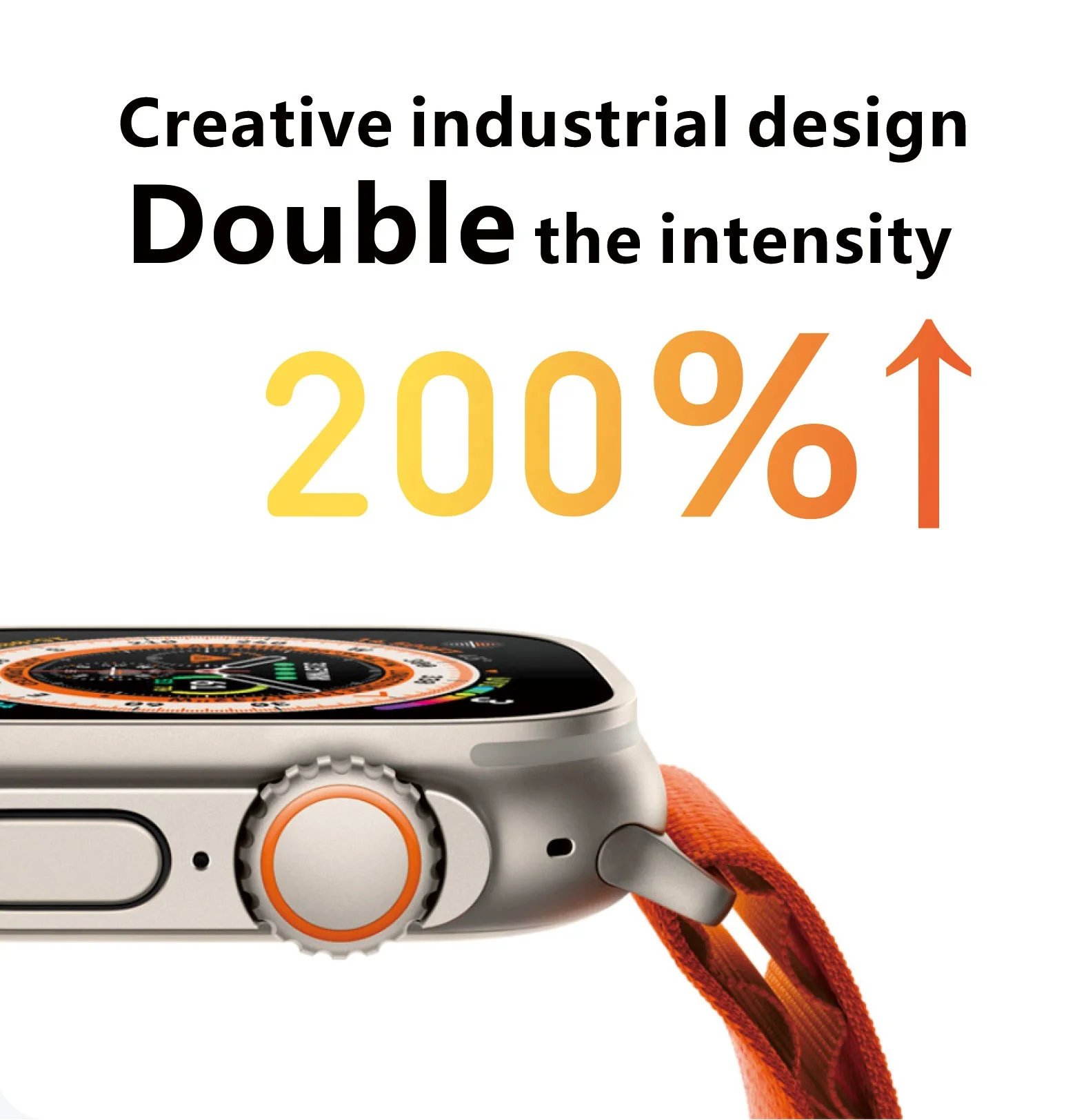 Reloj Inteligente H11 Ultra,Dispositivo Con Carga Inalámbrica,2,02 ...