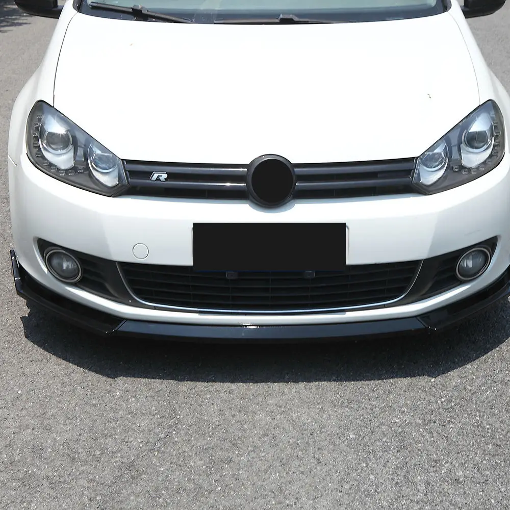 Kseek Black Car Front Bumper Splitter Lip Spoiler Body Kit Bumper ...