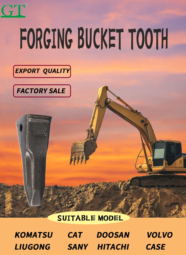 Forging Bucket Tooth Point Bucket Teeth Tooth For Excavator Tiger ...