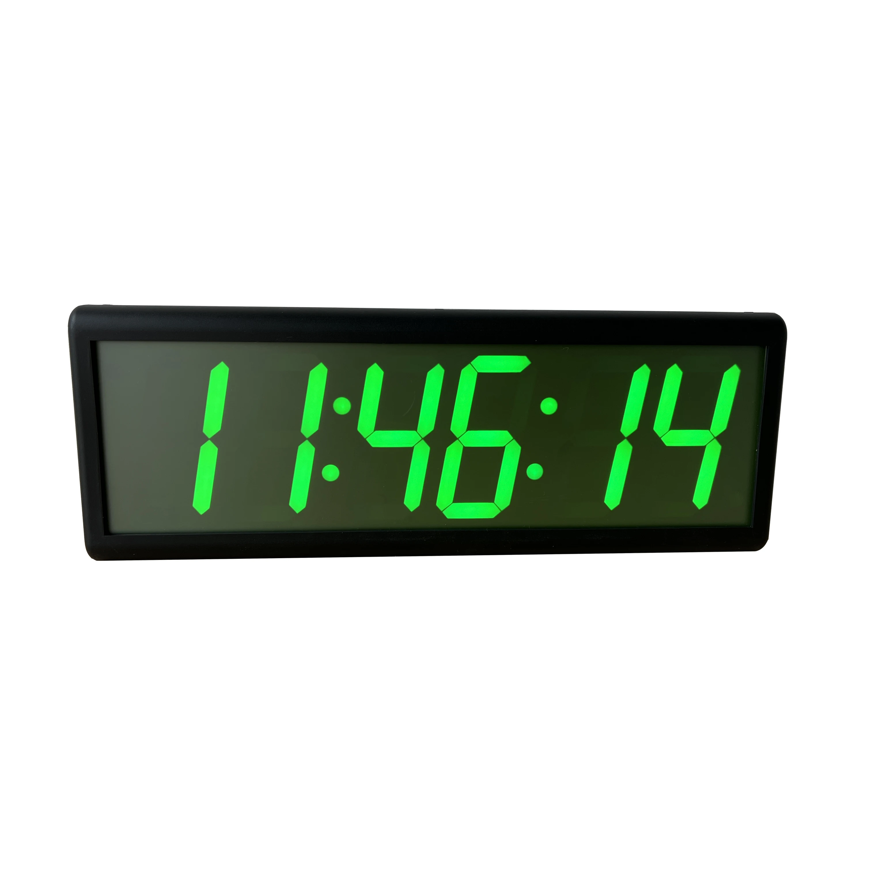 4" 6-digit Poe Ntp Ip Clock,Green Led,3"ss Black Plastic Case - Buy Ntp ...