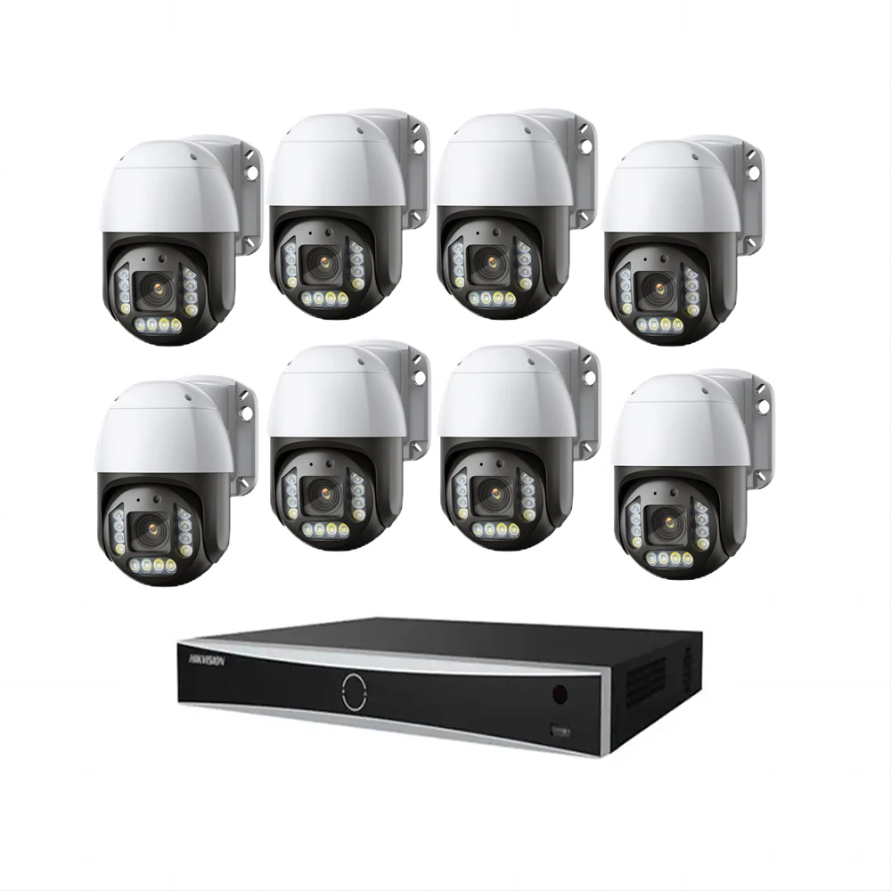 8 Channel 8MP 4K IP Camera Set with Night Vision PoE NVR 8 Ch 8M CCTV ...