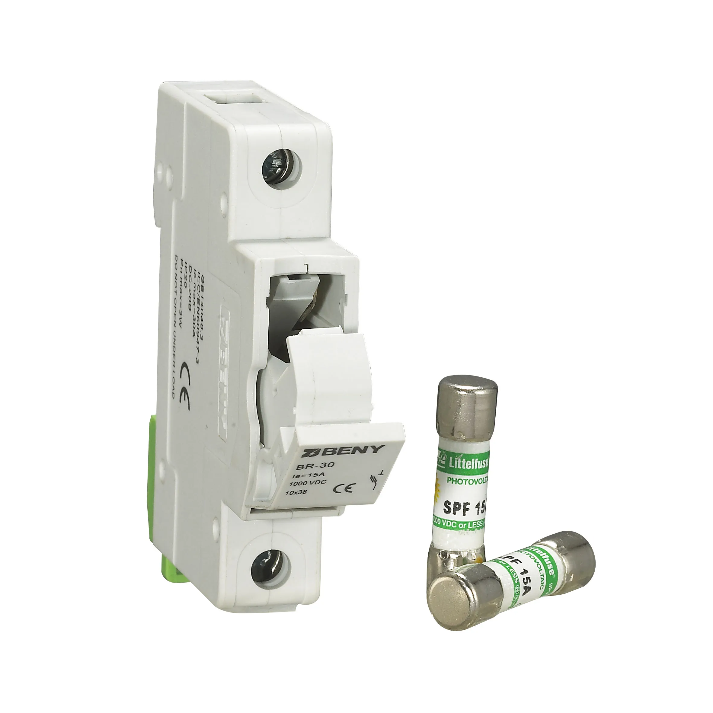 High Quality Solar Pv Dc Fuse Holder 1000v 30a Finger Safe Touch - Buy ...