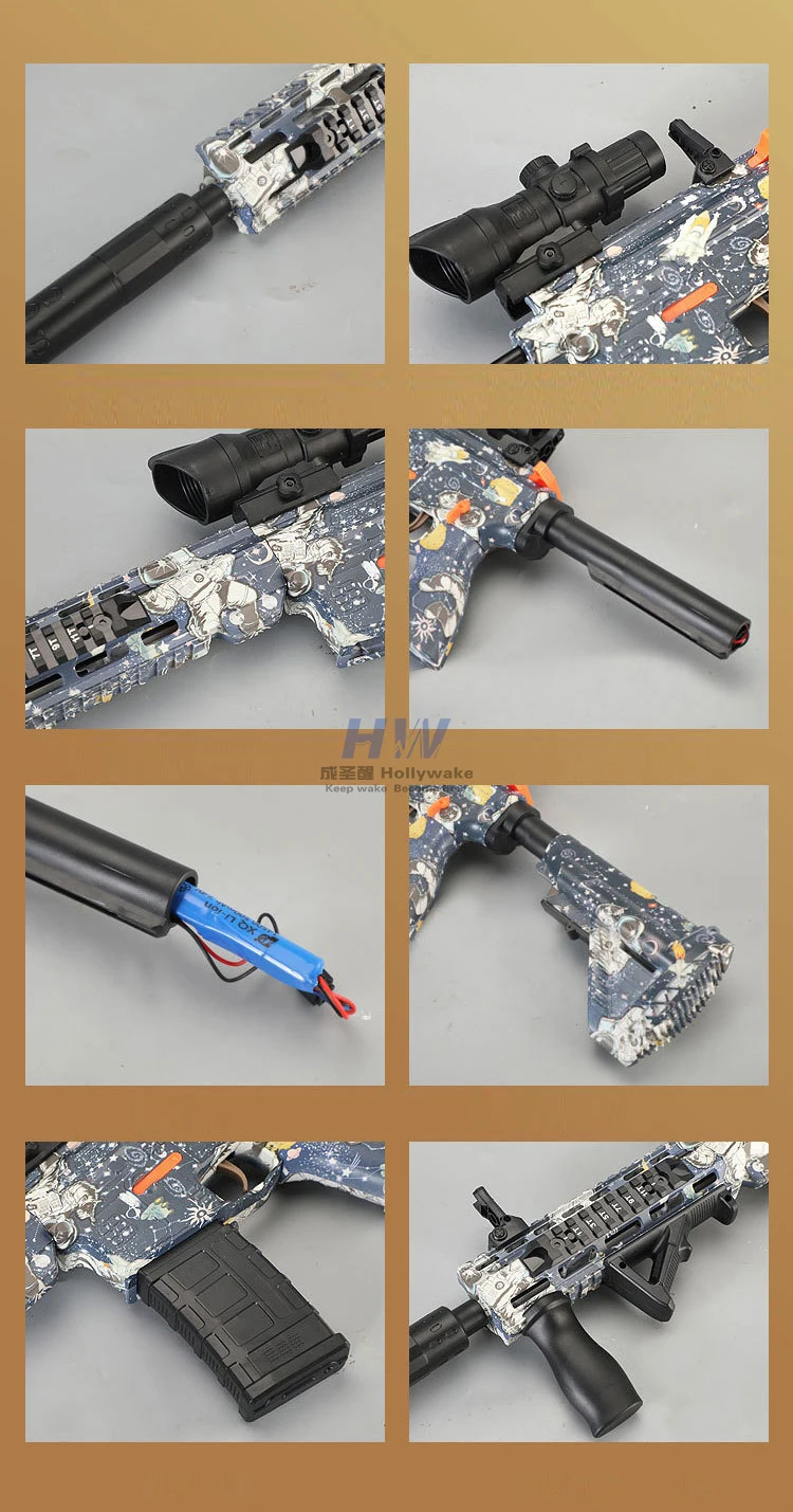 Toy Gel Water Ball Orbi Gun Bullet Blaster Kids Play Splatter Ball Gun ...