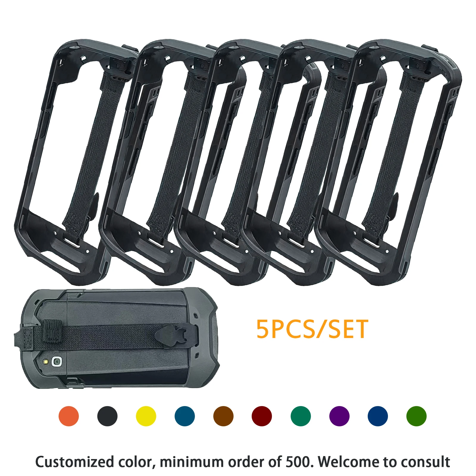 Multi-colored Tpu Protective Case For Zebra Tc51/tc52/tc56/tc57