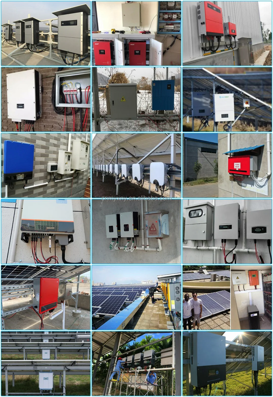 Chinese Manufacturers SGN-30KW 40KW 240/384V 50-200A Hybrid Solar ...