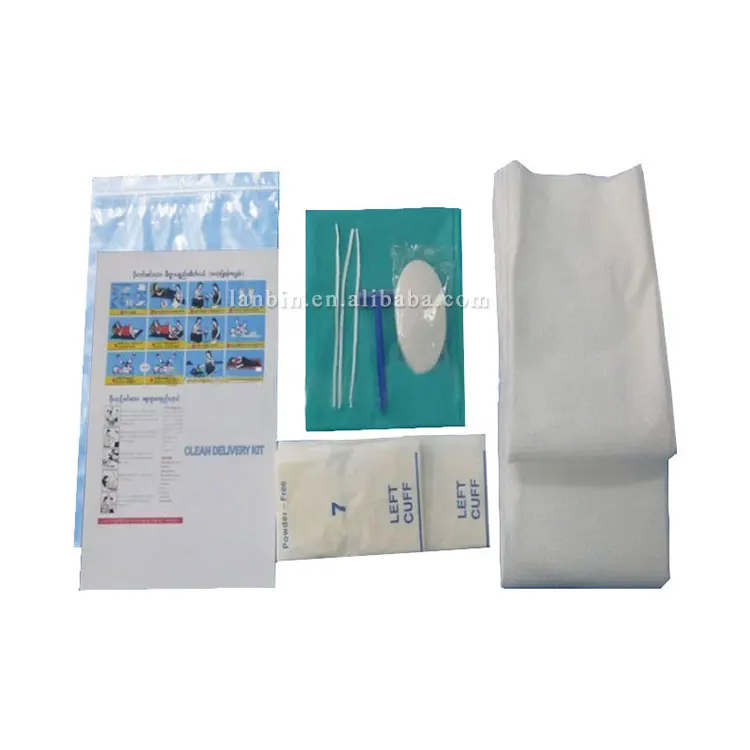 Disposable Sterile Baby Delivery Kit Normal Delivery Set And Clean ...