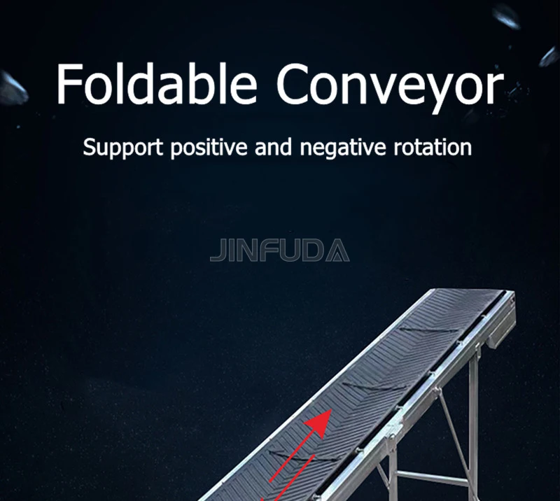 High Quality Folding Industrial Inclined Belt Conveyor