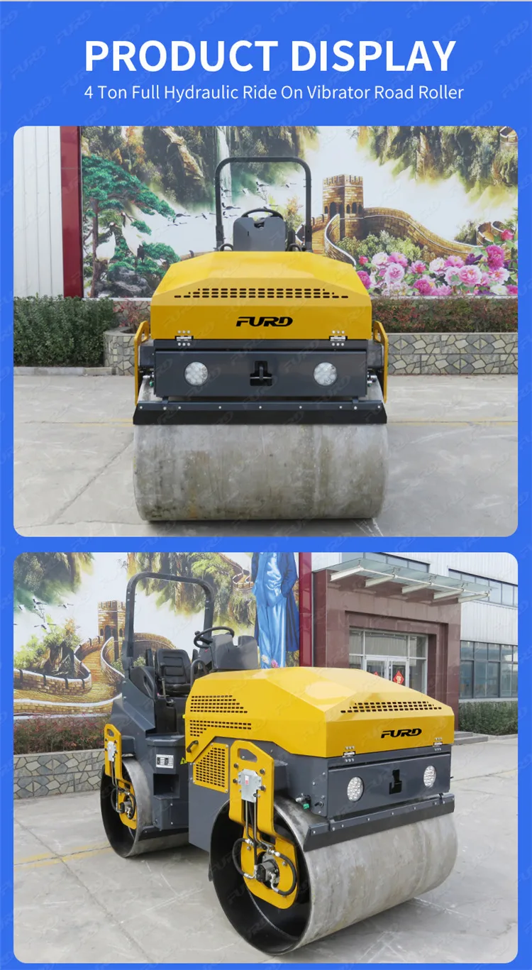 4000kg Soil Compactors Road Compactor High Cost-effectiveness Road ...