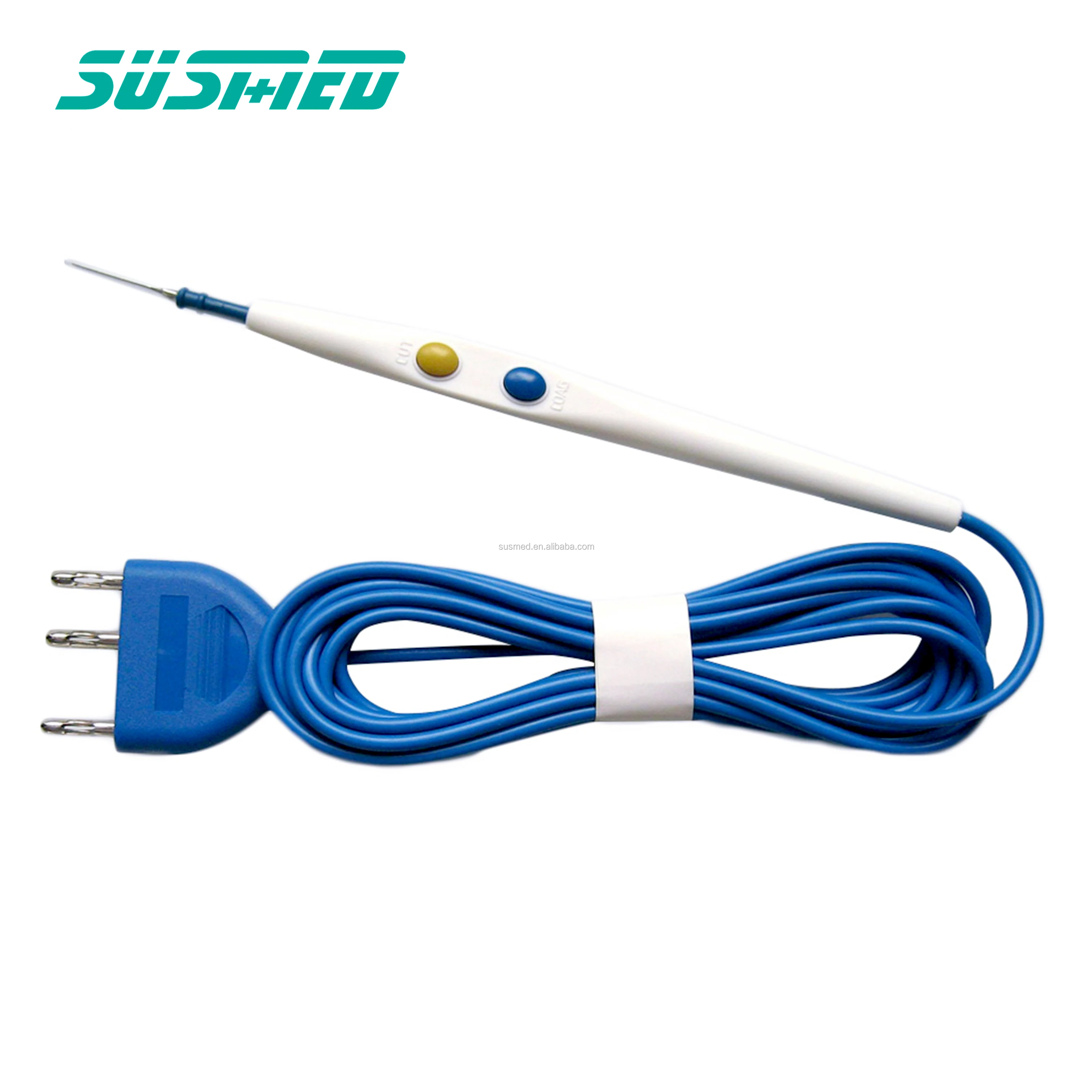 Medical Esu Disposable Electrosurgical Pencil With 2 Button - Buy Disposable Electrosurgical ...
