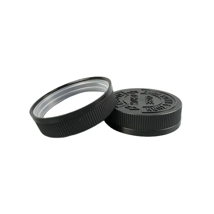38/68mm Hdpe Bottle Caps Plastic Jar Crc Cap With Heat Induction Liners ...