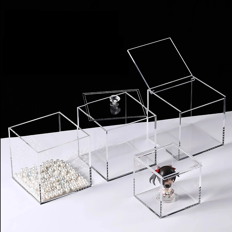 Different Display Acrylic Box Storage square Plastic Boxes| Alibaba.com