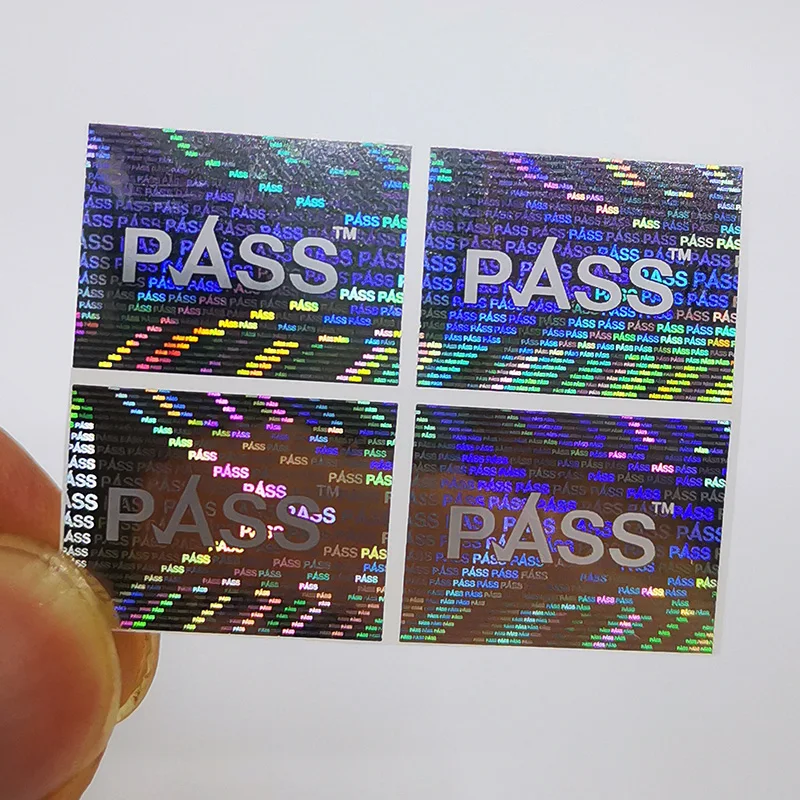 Custom 2D/3D Printing Pass Hologram Sticker - VOID Holographic PASS ...