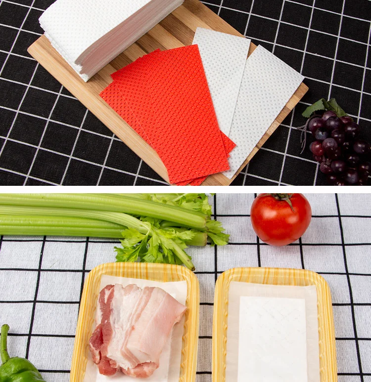 Misource Hot Selling Pack Fruit Vegetable Absorbent Pads