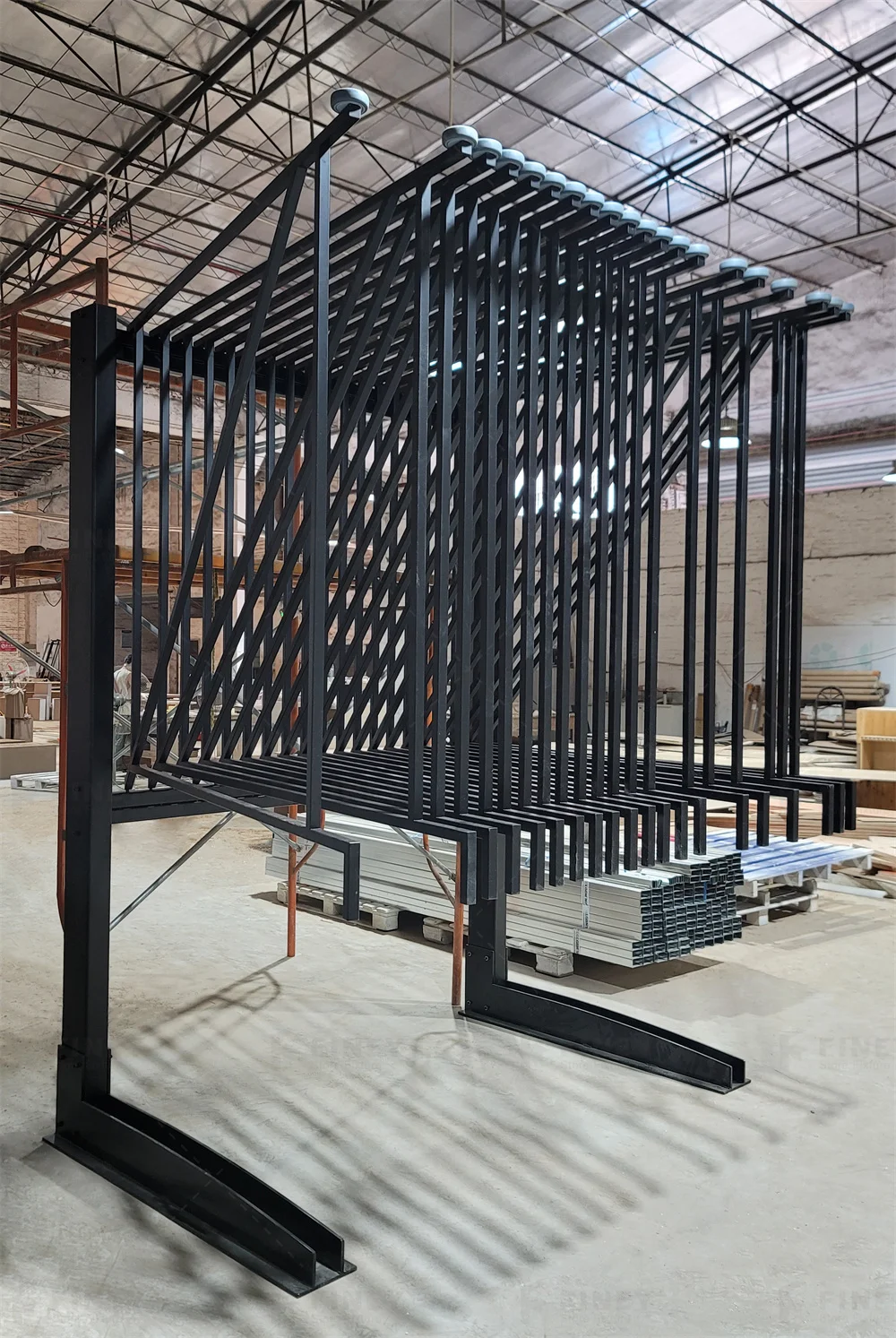 Customized Hanger Rug Rack - Perfect for Carpet Display