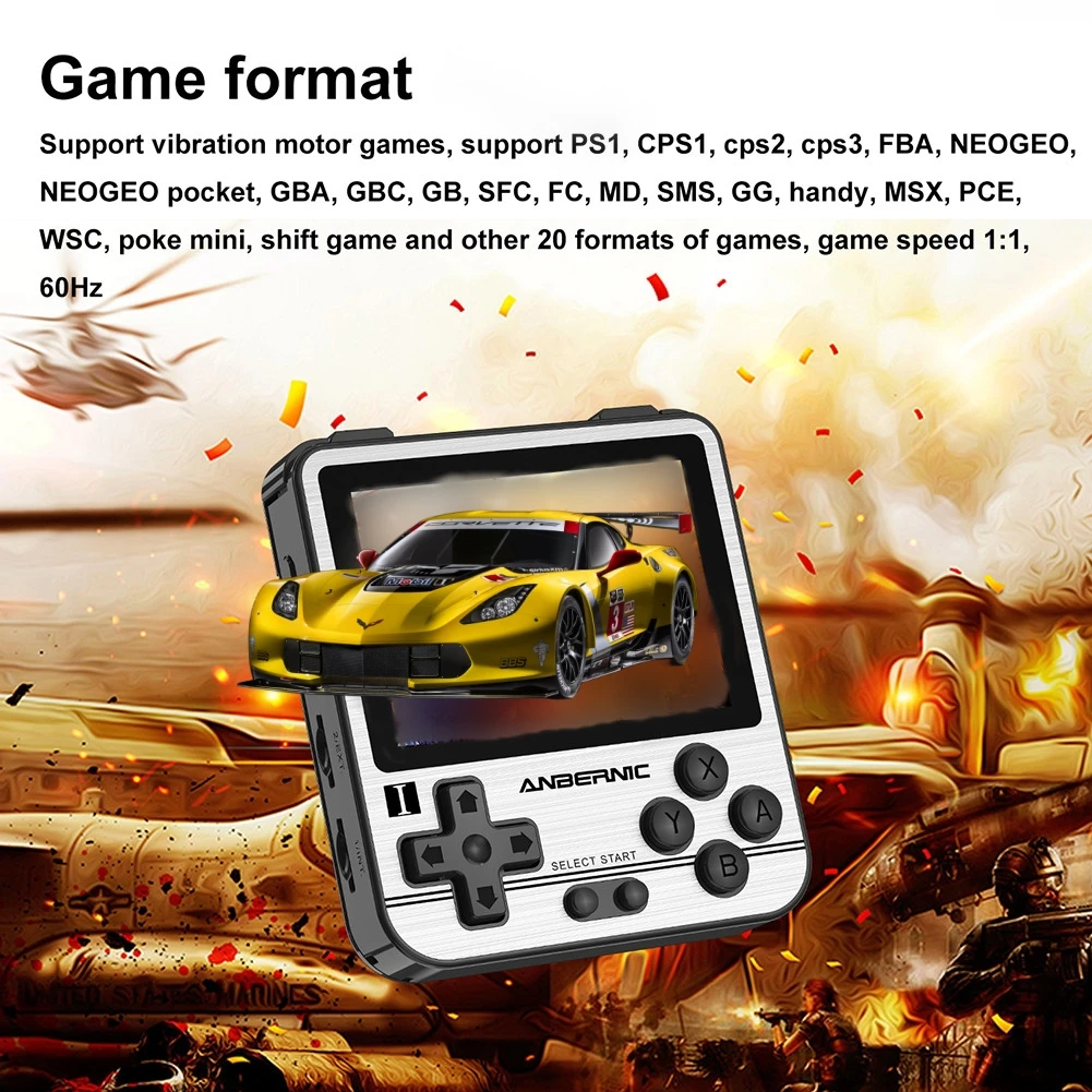 The Most Compact Retro Portable Mini Handheld Gaming Device Rg280v Best Free Play 620 Video ...