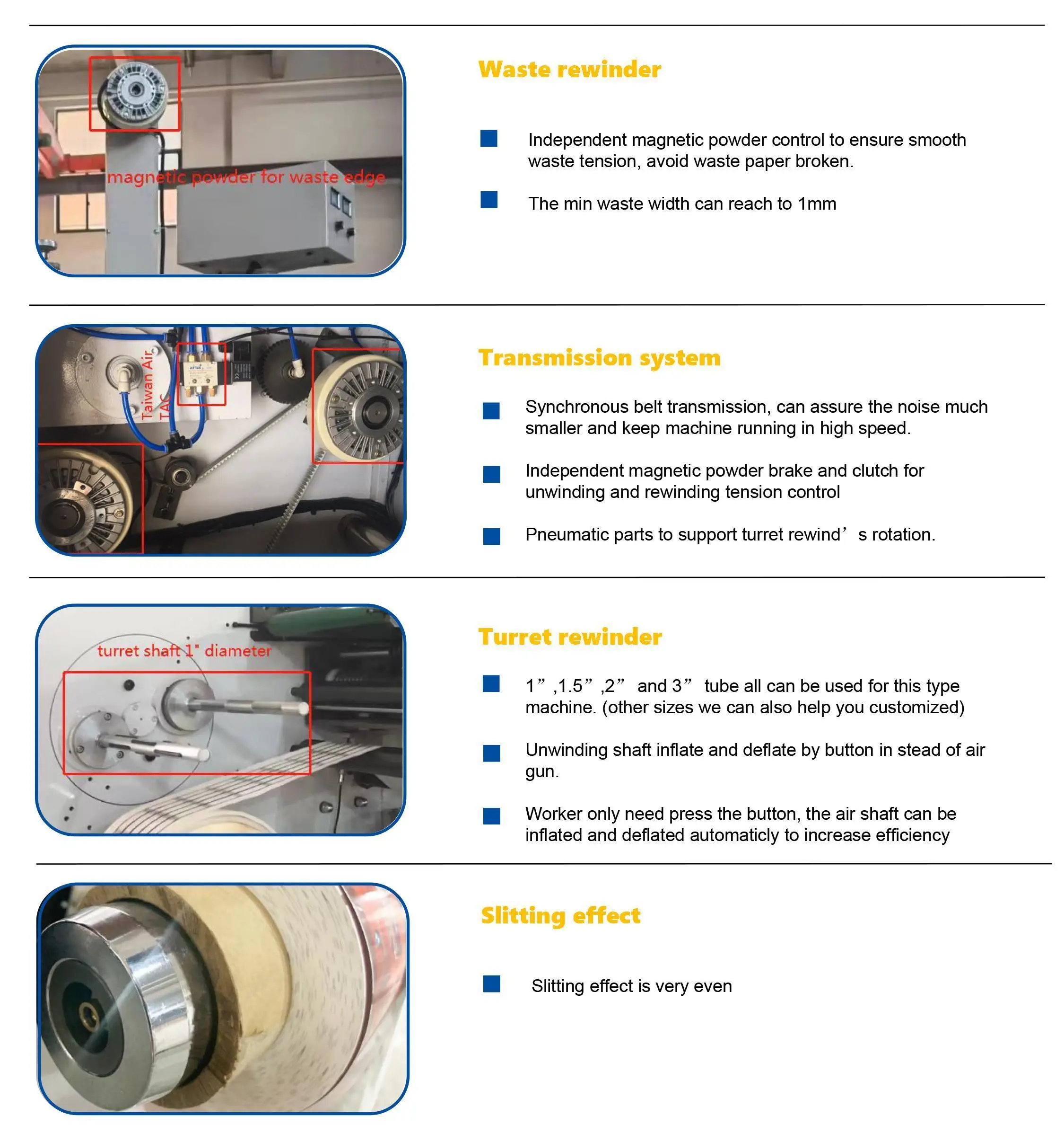 Small Label Turret Rewinder Blank Label Rotary Die Cutter - Buy Narrow ...